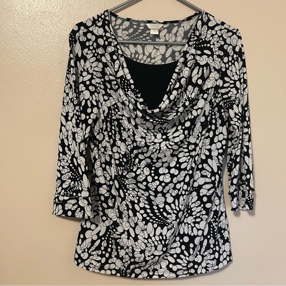 Christopher & Banks | Tops | Christopher Banks Black And White ...